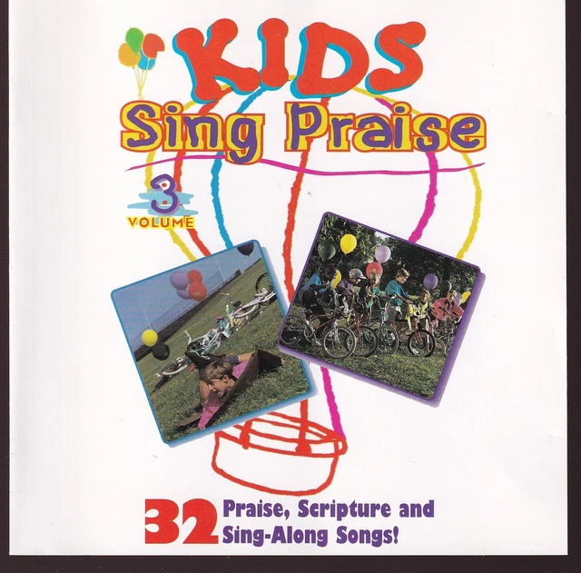 + CD KIDS Sing Praise Volume 3, Brentwood, 32 Praise Scripture Sing ...