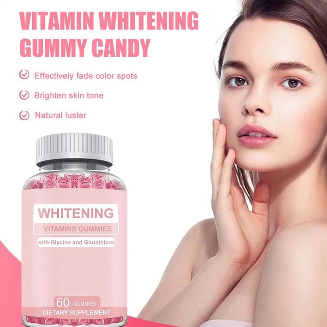 SKIN WHITENING GUMMIES With Natural Antioxidant Collagen Anti Aging ...