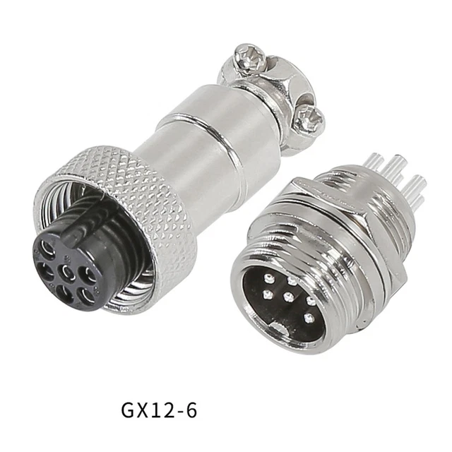 CONNECTEUR PRISE D'INSTALLATION GX12 soudage facile et connexion s??curis??e EUR 6,91 - PicClick FR