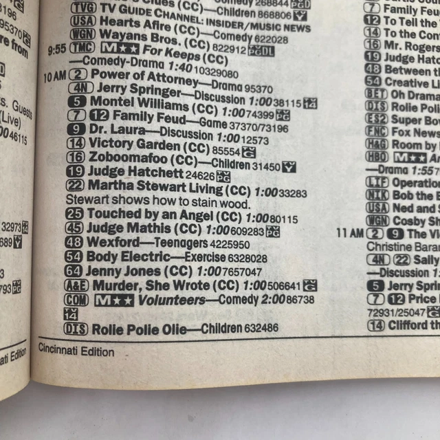 TV GUIDE MAGAZINE January 13 2001 Elvis Presley Hologram Cincinnati Ed ...