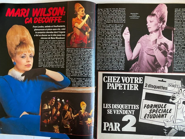 CLIPPING - COUPURE DE PRESSE ☆ LA CHANTEUSE MARI WILSON ☆ Mai 1983 ☆ 2 ...