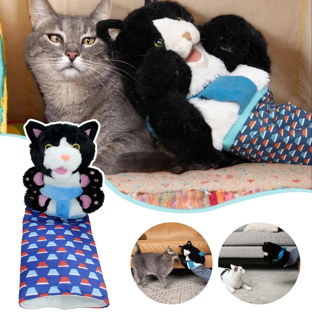 CAT SUMO WRESTLING Toy Puppet Antarcking Wrestler Safe Interactive Hand ...