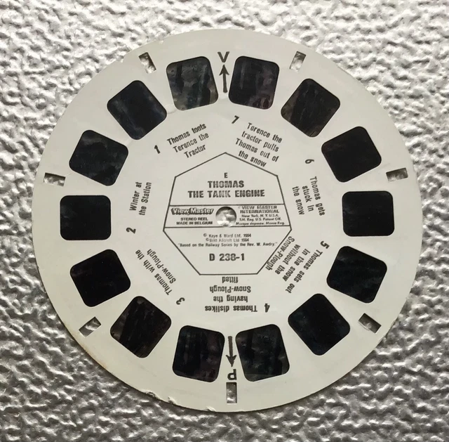 THOMAS THE TANK ENGINE,RARE VIEW MASTER REELS x3,FULL SET.D238-1,2,3 ...