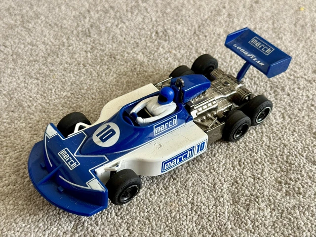 VINTAGE MARCH FORD 771 Six Wheel Scalextric Car Formula One F1 £5.50 ...