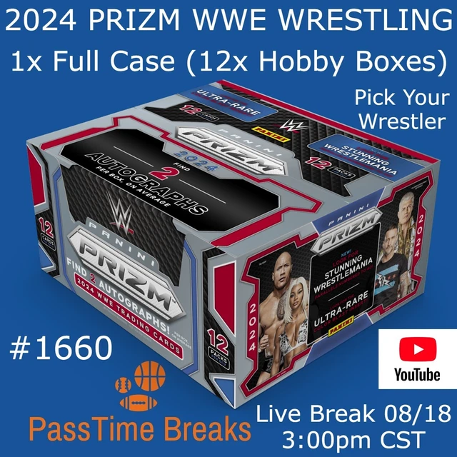 SOL RUCA - 2024 PRIZM WWE WRESTLING - 1x Case 12x Hobby Box - PAUSE ...