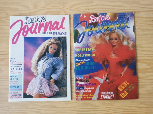 2 X BARBIE JOURNAL: Frühjahr/Sommer und Herbst/Winter 1989 EUR 19,00 ...