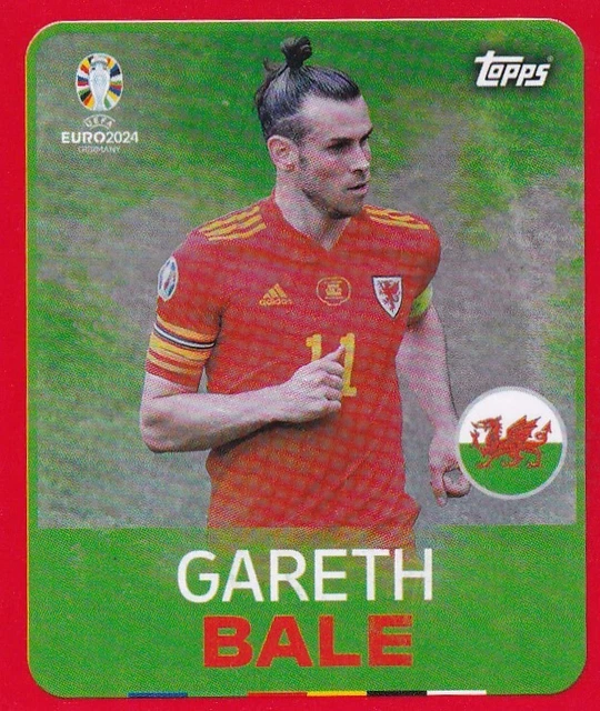 TOPPS UEFA EURO 2024 Sticker Swiss Edition Legend LEG 2 Gareth Bale (Wales) EUR 1,00 - PicClick DE
