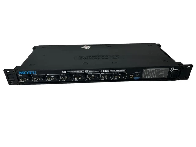 MOTU 8PRE 8 Channel ADAT Microphone Preamp & Firewire Audio Interface £ ...