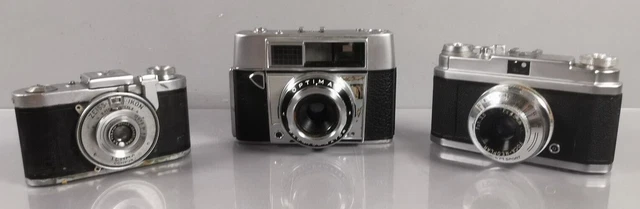 LOT 3 APPAREILS PHOTO Argentique 35mm FOCA Zeiss Ikon Optima II ...