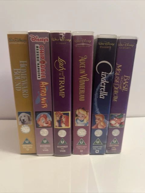 WALT DISNEY VHS bundle X6 £14.01 - PicClick UK