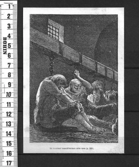 G224 / GRAVURE 1865 Par Yon Et Perrichon / Victor Hugo - Les Miserables ...