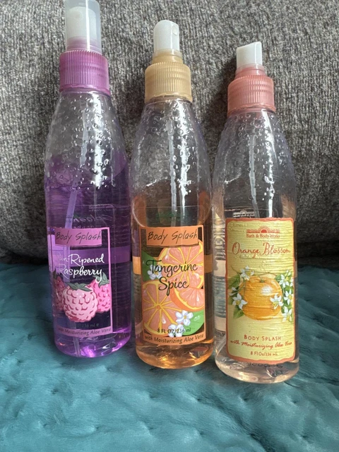 VTG BBW BODY Splash Lot - Sun-Ripened Raspberry, Tangerine Spice ...