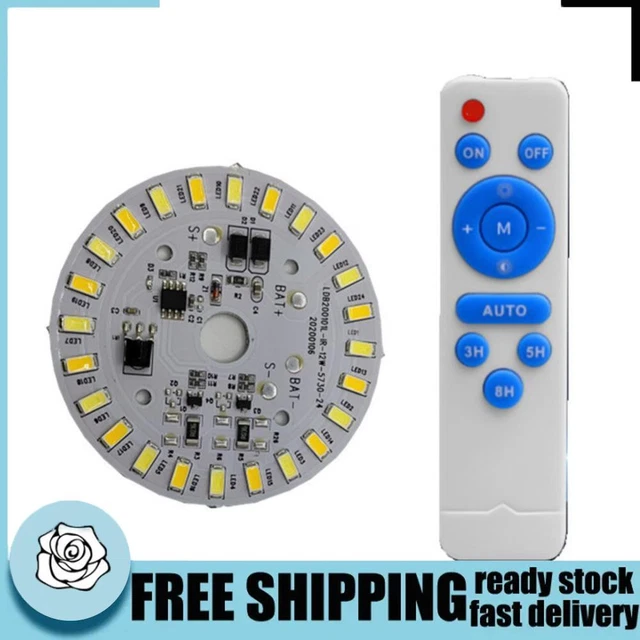 12W CIRCLE LIGHT Remote Control LED Panel Round Solar Lighting Lamp ...
