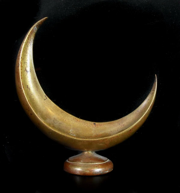 CROISSANT DE LUNE islamique symbole islam sculpture bronze à poser 15 ...