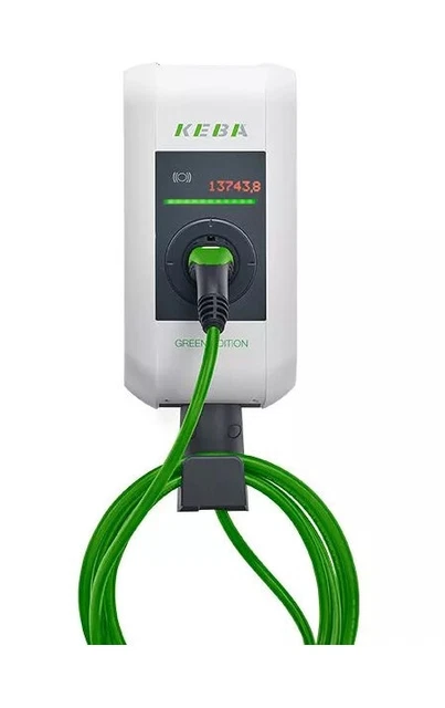 KEBA KECONTACT P30 x-series EN Type2 6m Cable 22kW RFID-15118 Ready HW ...
