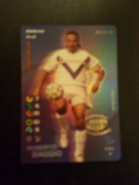 CARD FOOTBALL CHAMPIONS Roberto Baggio 2002/03 FOIL EUR 69,00 - PicClick FR