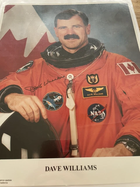 ORIGINAL AUTOGRAMM ASTRONAUT Dave Williams handsigniert NASA Space ...