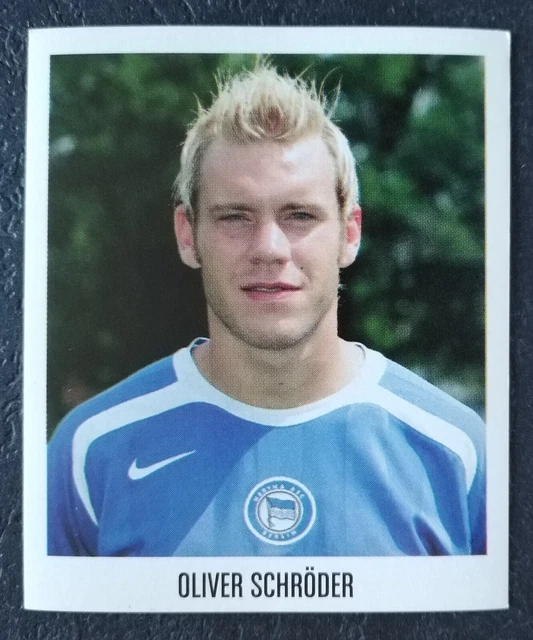 PANINI STICKER 27 Oliver Schröder Hertha BSC Fußball Bundesliga 2005/06 ...