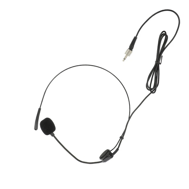 HEADWEAR MIC -MOUNTED Microphone 3.5mm Screw Locking Loudspeaker ...