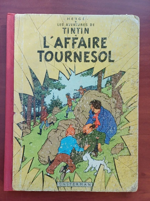 L'AFFAIRE TOURNESOL - 4ème plat B19 - EO française 1956 (2) - cote BDM ...
