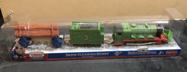 THOMAS & FRIENDS Trackmaster Train SNOW PLOW CLEARING Henry With Box ...
