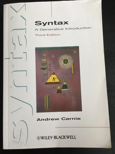 INTRODUCING LINGUISTICS SER.: Syntax : A Generative Introduction by ...