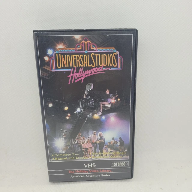 RARE 1989 UNIVERSAL Studios Hollywood Tour VHS Tape Original USA Tested ...