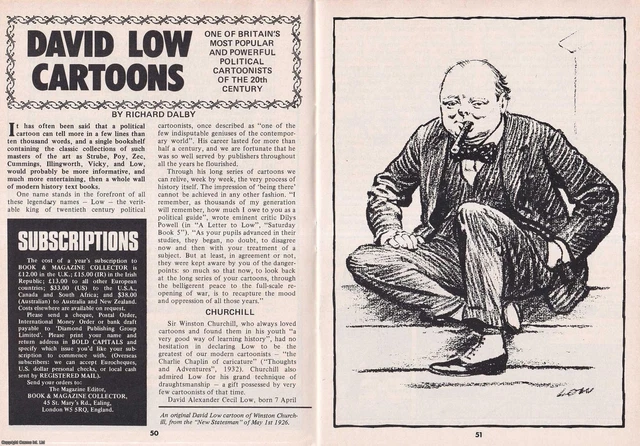 DAVID LOW CARTOONS : Political Cartoonist. This Is An Original Article ...