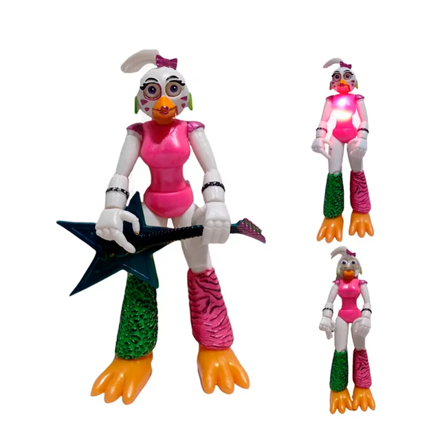 Five Nights At Freddys Figure Glamrock Chica Fnaf Toy Articulate Eur 22