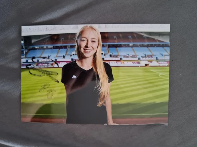 AUTOGRAMMKARTE (SIGNIERTES FOTO) Caroline Siems/Fußballerin Bayer 04 ...