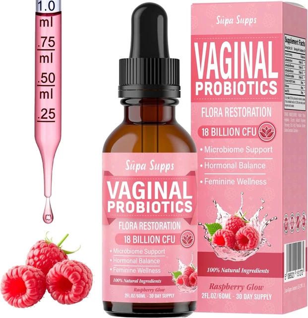 FEMALE PROBIOTICS LIQUID 60ml- Raspberry Flavour | Flora Probiotics for ...