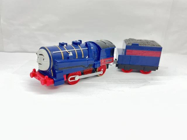 THOMAS AND FRIENDS Trackmaster Lorenzo & Tender Motorized Train Engine ...