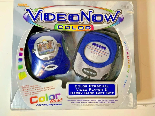 BLUE VIDEO NOW Color Personal Video Player & Carry Case Gift Set NIB ...