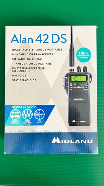 MIDLAND ALAN 42 DS CB Radio Ricetrasmittente Ottimo! EUR 129,90 - PicClick IT