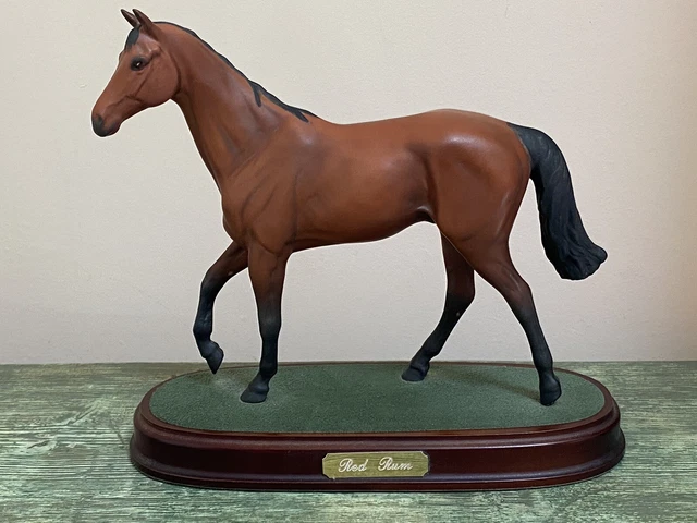 ROYAL DOULTON HORSE RED RUM RACEHORSE BROWN BAY MATT MODEL No. DA 226 ...