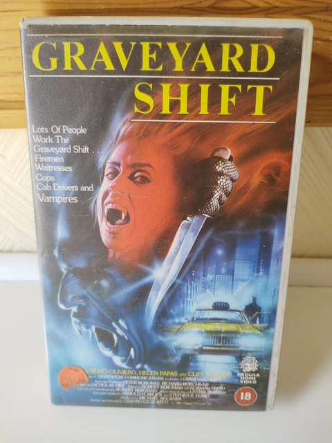 GRAVEYARD SHIFT VHS Video Action Horror Movie Cert 18 Film £13.15 - PicClick UK