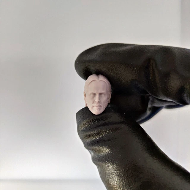 FIGURINE KEANU REEVES Head Sculpt échelle blanche échelle 1/24 non ...