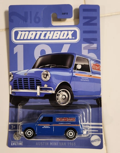 MATCHBOX 2024 MBX Team Mini 2/6 Blue Austin Mini Van 1965 $2.99 - PicClick