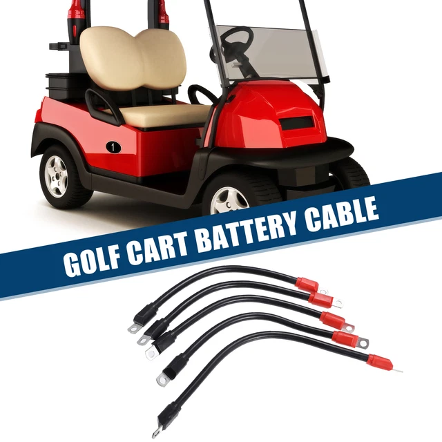 GOLF CART BATTERY Cables Wiring Kit for EZGO TXT Medalist 1994-Up PVC ...