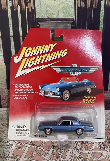 JOHNNY LIGHTNING 1:64 Car 1967 Ford T-Bird Legendary Bad Birds 50s 60s ...