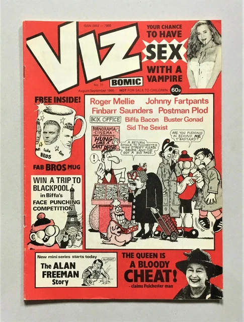 VIZ COMIC #31, Aug/Sept 1988 - classic UK magazine with legendary characters!! EUR 8,16 ...
