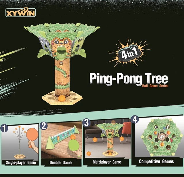 CHILDREN PING PONG Tree Tennis Sport Play Set Training Equipment ...