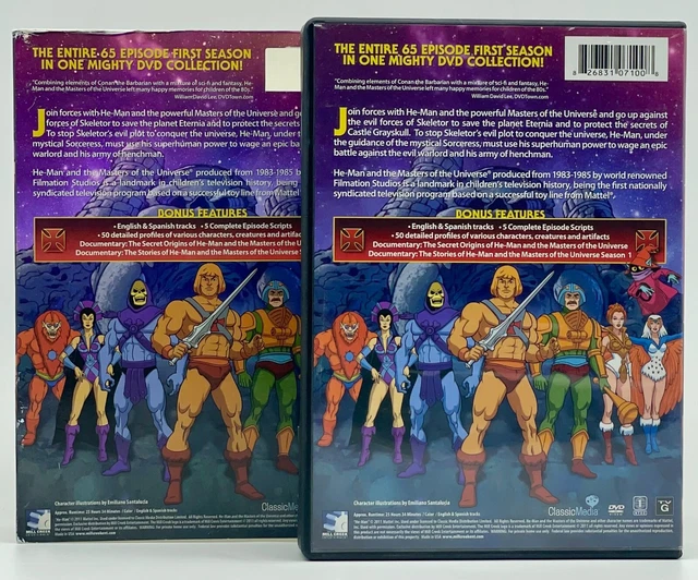 HE-MAN AND THE Masters of the Universe: The Complete First Season (8 ...