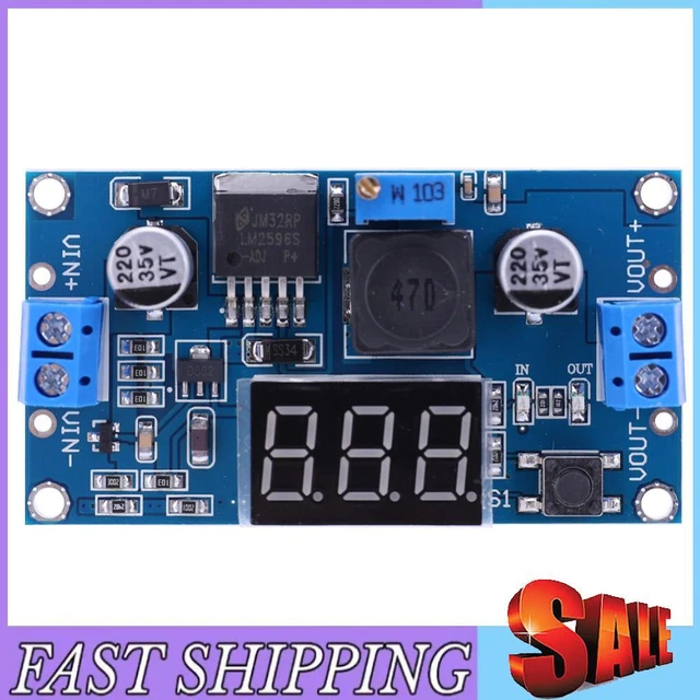 LM2596 ELECTRONIC VOLTAGE Stabilizer With Display Buck Converter High ...