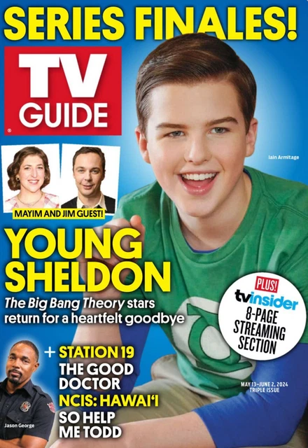 IAIN ARMITAGE YOUNG Sheldon - Tv Guide Magazine - May 2024 - June 2024 ...