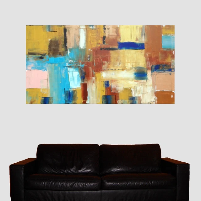 MARCEL WEHL ACRYL auf Leinwand signiert Original Gemälde XXL groß Kunst Modern EUR 359,00 ...