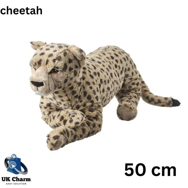 IKEA SANDLÖPARE SOFT toy, cheetah/beige, 50 cm £19.78 - PicClick UK