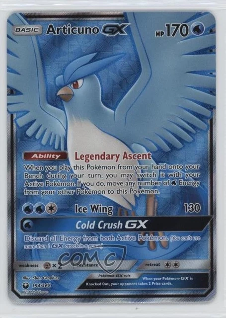FULL ART - Articuno GX Pokémon Sun & Moon Celestial Storm #154 £52.36 ...