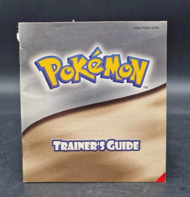 POKÉMON TRAINER'S GUIDE Or Argent - Nintendo Gameboy Color Notice Seule ...