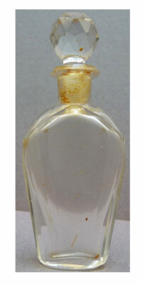 PETIT FLACON À parfum en verre taillé 19e siècle bottle scent EUR 59,00 ...